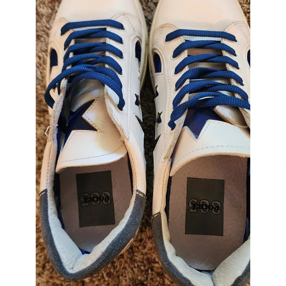 883 Police | Shoes | 883 Police Stella Star Cutout Leather Sneakers ...